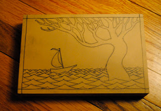 Cursive Arts: Linocut/Block Printing Tutorial: Part One: Preparing to Carve