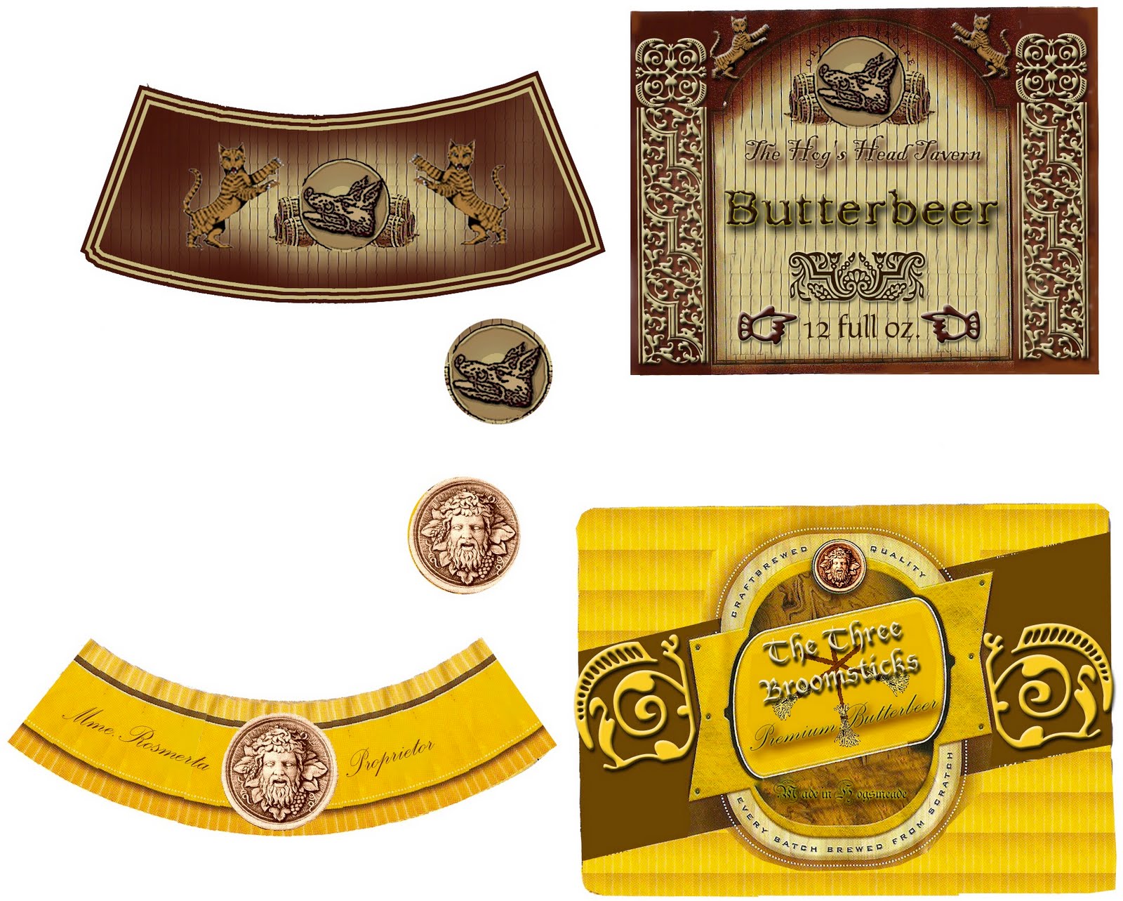 HJ02 Design Context: Butterbeer initial google search!