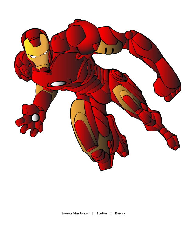 Lawrenzo: Vector Assignment: Iron Man