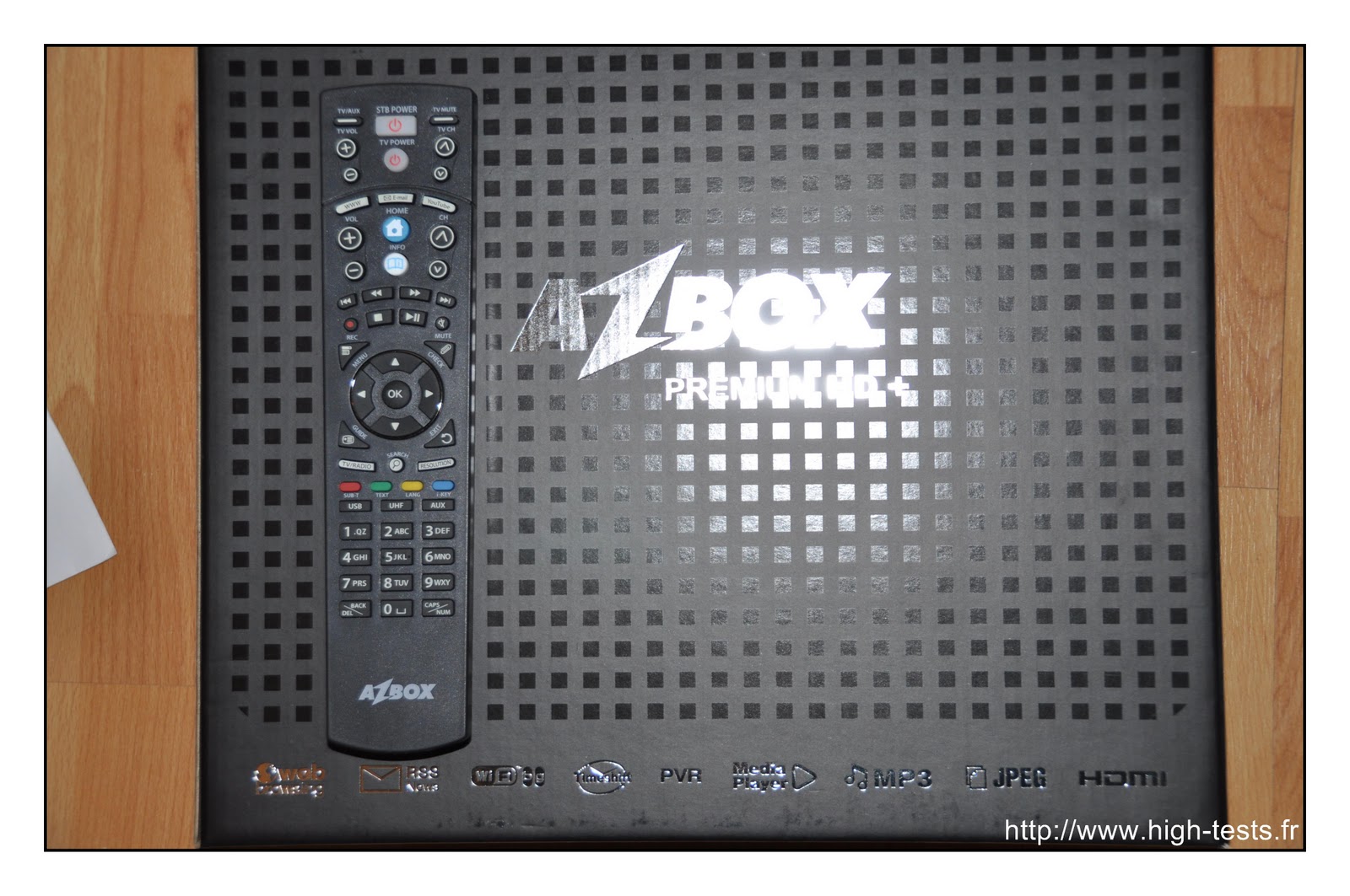 Test: Azbox Premium HD+ | high-tests.fr
