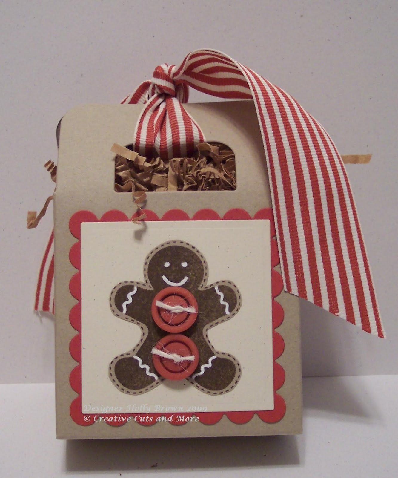 Diecut Diva: Gingerbreadman Gift Bag