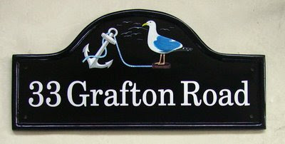 Pictorial House Signs from Yoursigns Ltd: Nautical theme house signs