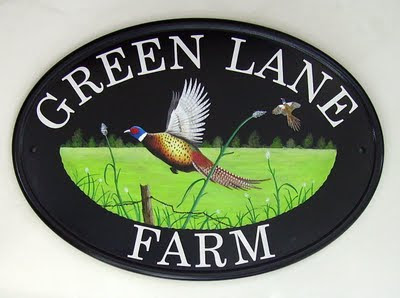 Pictorial House Signs from Yoursigns Ltd: Farm sign depicting pheasant ...
