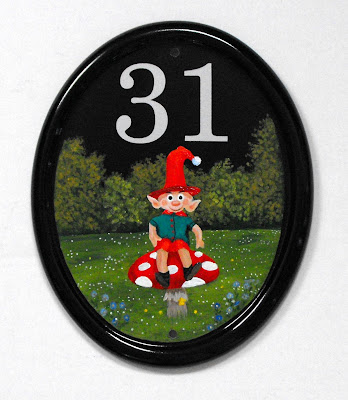 Pictorial House Signs from Yoursigns Ltd: Cornish Pixie sign