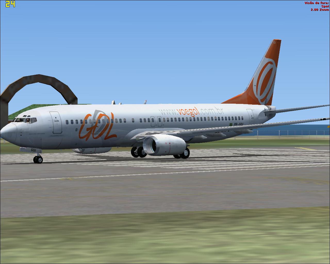 Teste: Project Opensky Boeing 737 800 GOL FSX