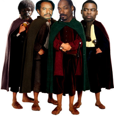 What a Horrible Night to Have a Curse...: Black Hobbits for Jeff