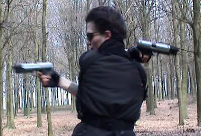 Hobstad Channel extended: Debuts: Gun kata. Equilibrium-like in the woods