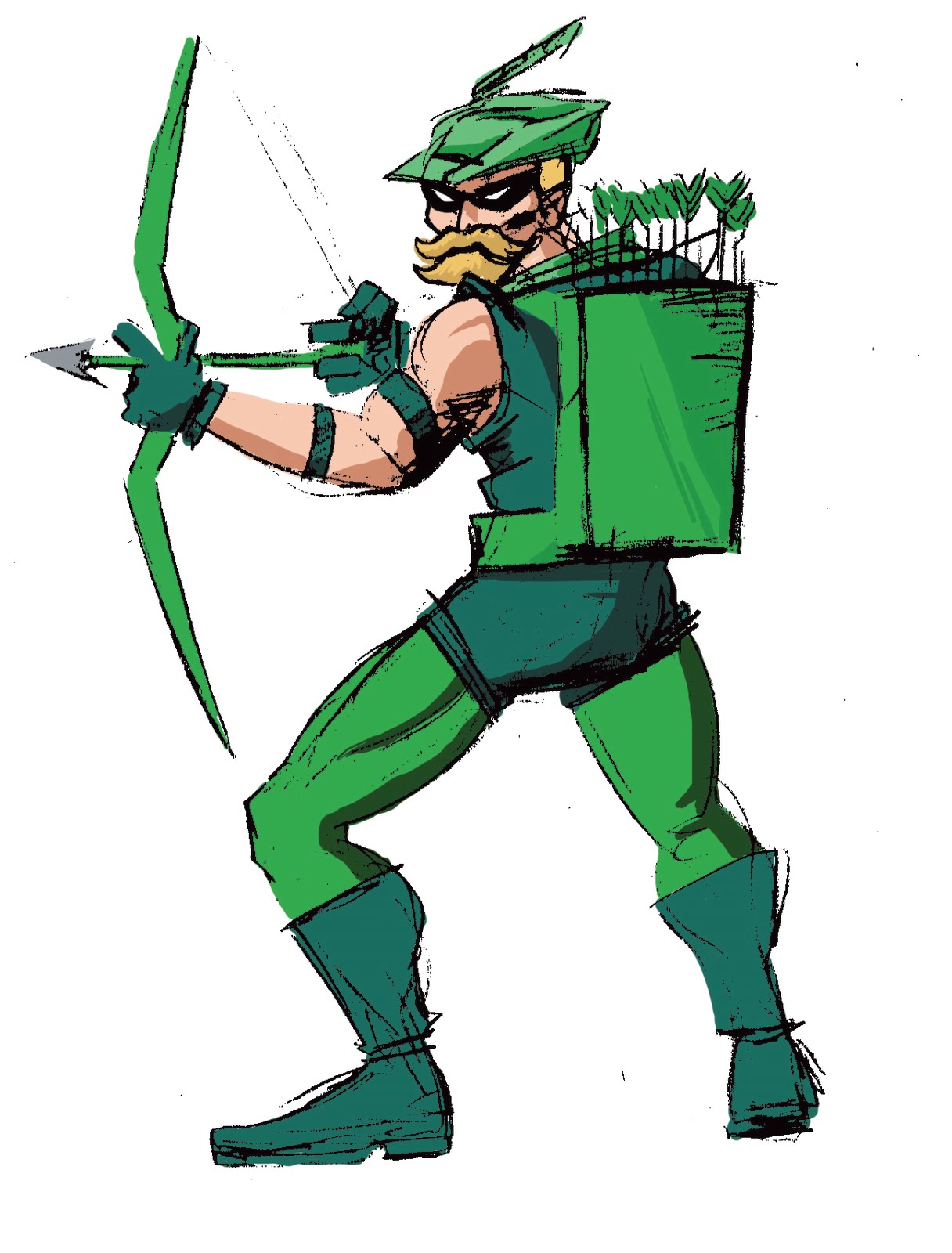 Kick asstley: DC character green arrow day 3
