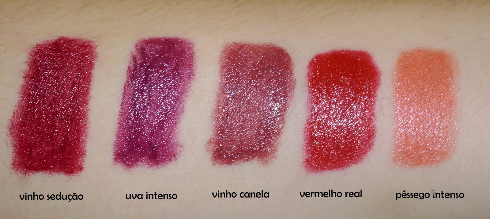 Shopping bag: Amostras de batons Ultra Color Rich - Avon