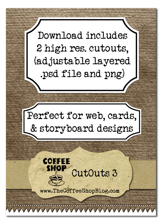 The CoffeeShop Blog: CoffeeShop CutOuts 3!