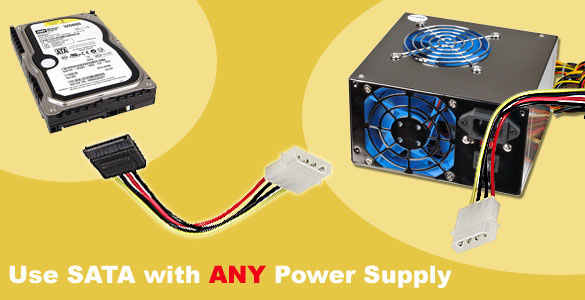 SLIIT from the 'Beginning': Serial ATA Power Cable