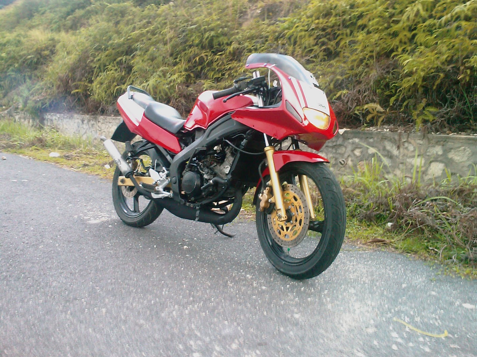 Classic Honda Club * Puncak Alam *: Projek Yamaha TZM 150