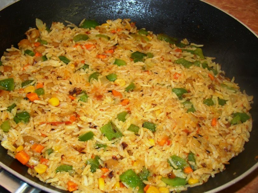 SAMAYAL CORNER: Left Over Chana Masala Rice