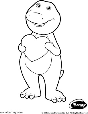 Retro Blog TV: BARNEY PRINTABLES