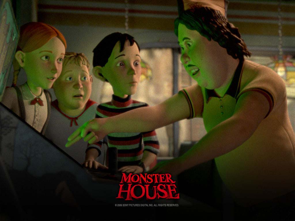 Retro Blog TV: MONSTER HOUSE WALLPAPERS