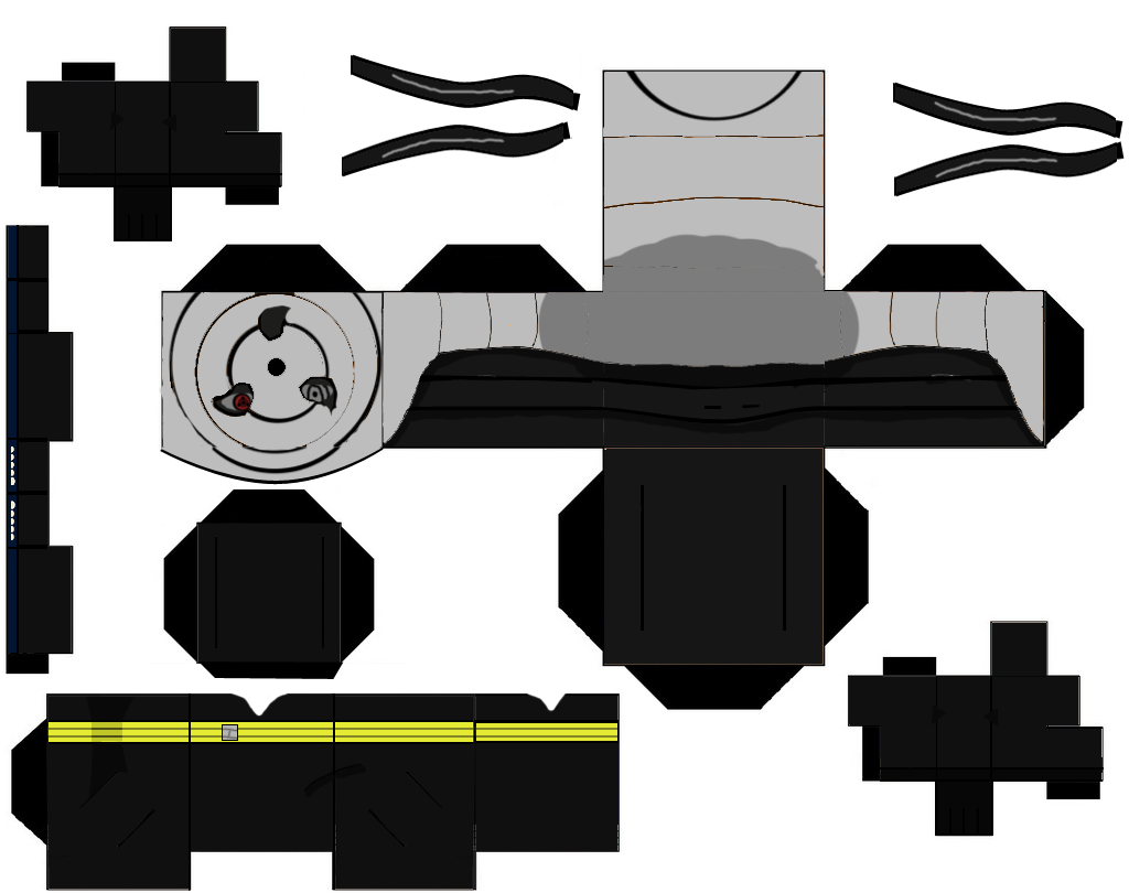 MangaPapercraft: madara uchiha nueva mascara(naruto shippuden)