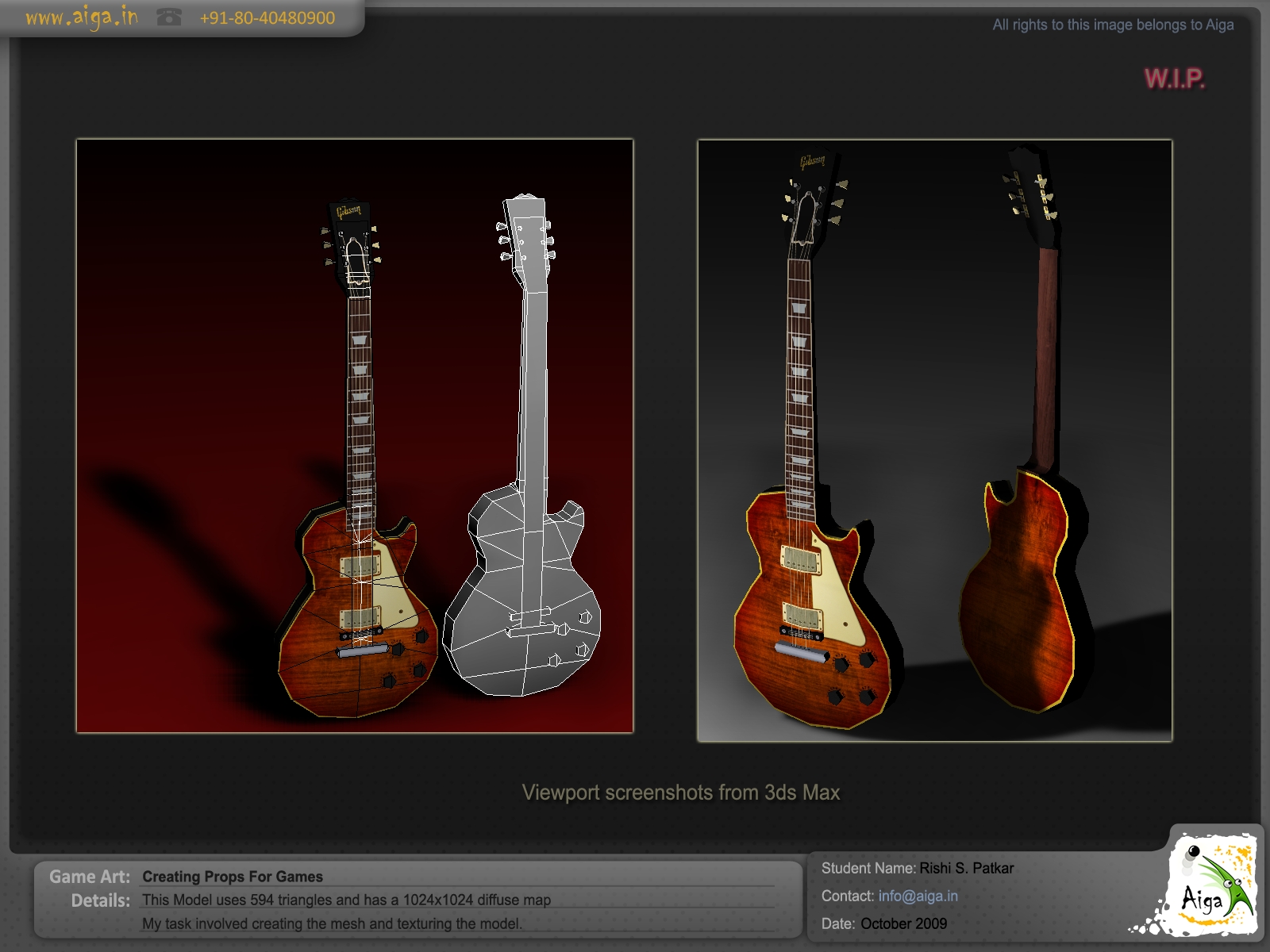 Video Game Art: Game prop