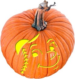 Mets Pumpkin Stencils