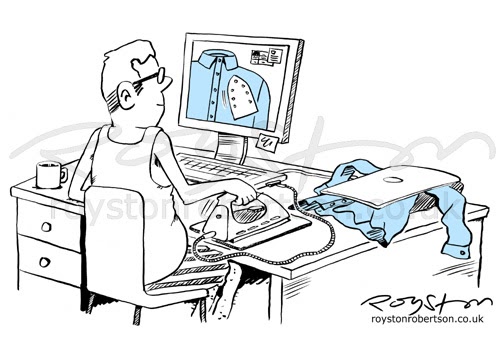 Royston Cartoons: Technology cartoon: Ironing out problems