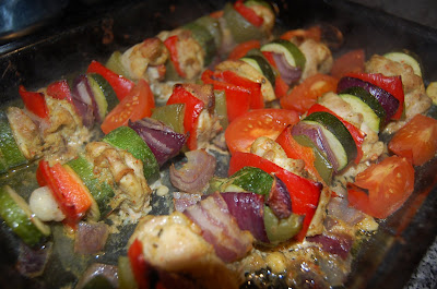 Chef Jeenas food recipes: Quick Garlic Chicken Kebab Recipe