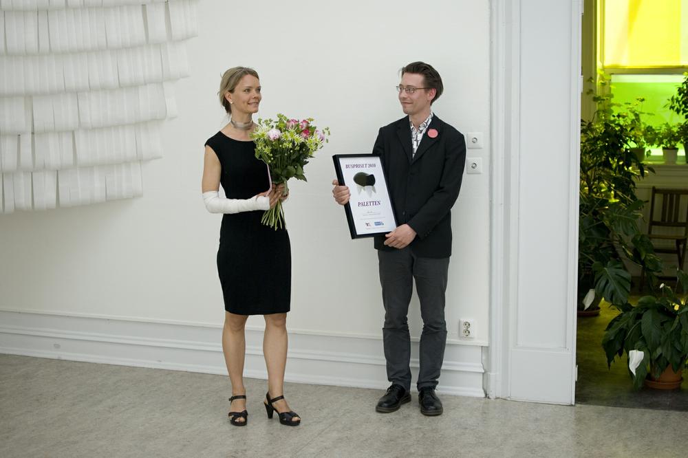 paula.lindblom: Paletten får årets BUS-pris... in Swedish...