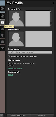 Tutoriais Second Life: ::: Inserindo uma foto no Perfil do Avatar