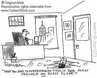 Today in Social Sciences...: The glass ceiling in the cartoons