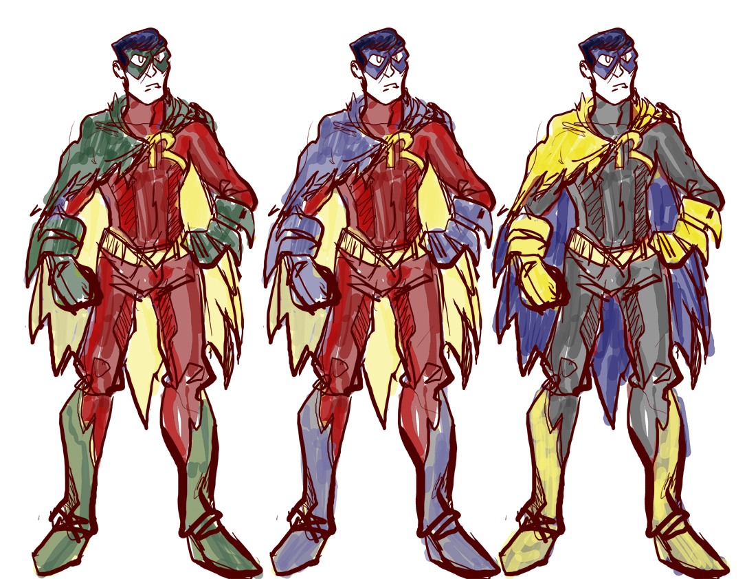 Manny Cartoon: Earth 2 Robin Redesign