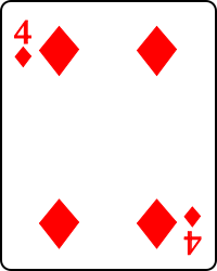 Card Connections: Four of Diamonds