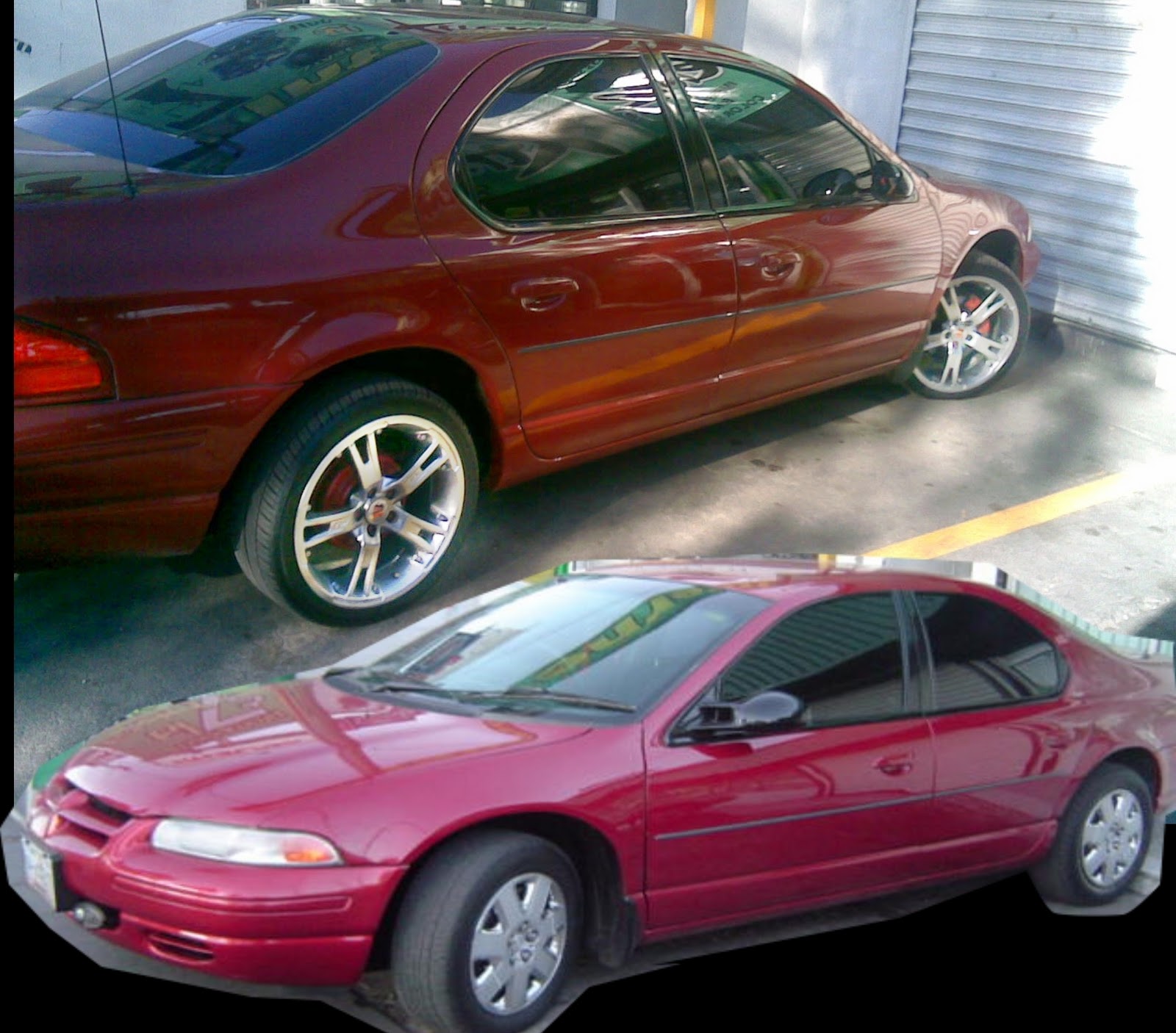 Stratus mopar: Stratus Rojo Infierno pintura de agencia