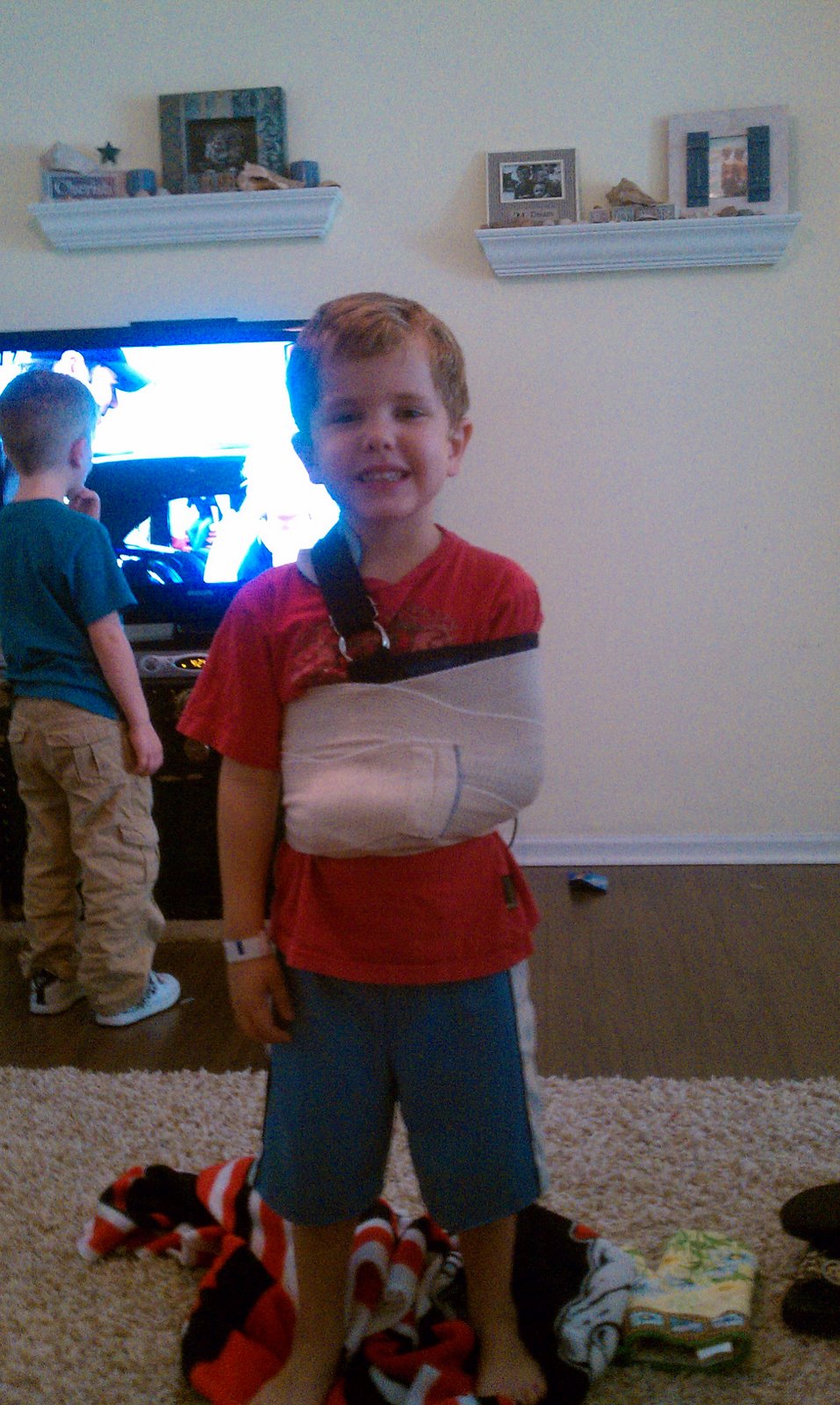 Me and my Boys!: First Broken Bone