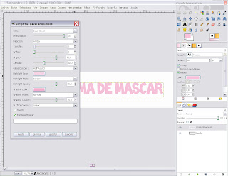 tutoriales de gimp para windows en español: texto de goma de mascar