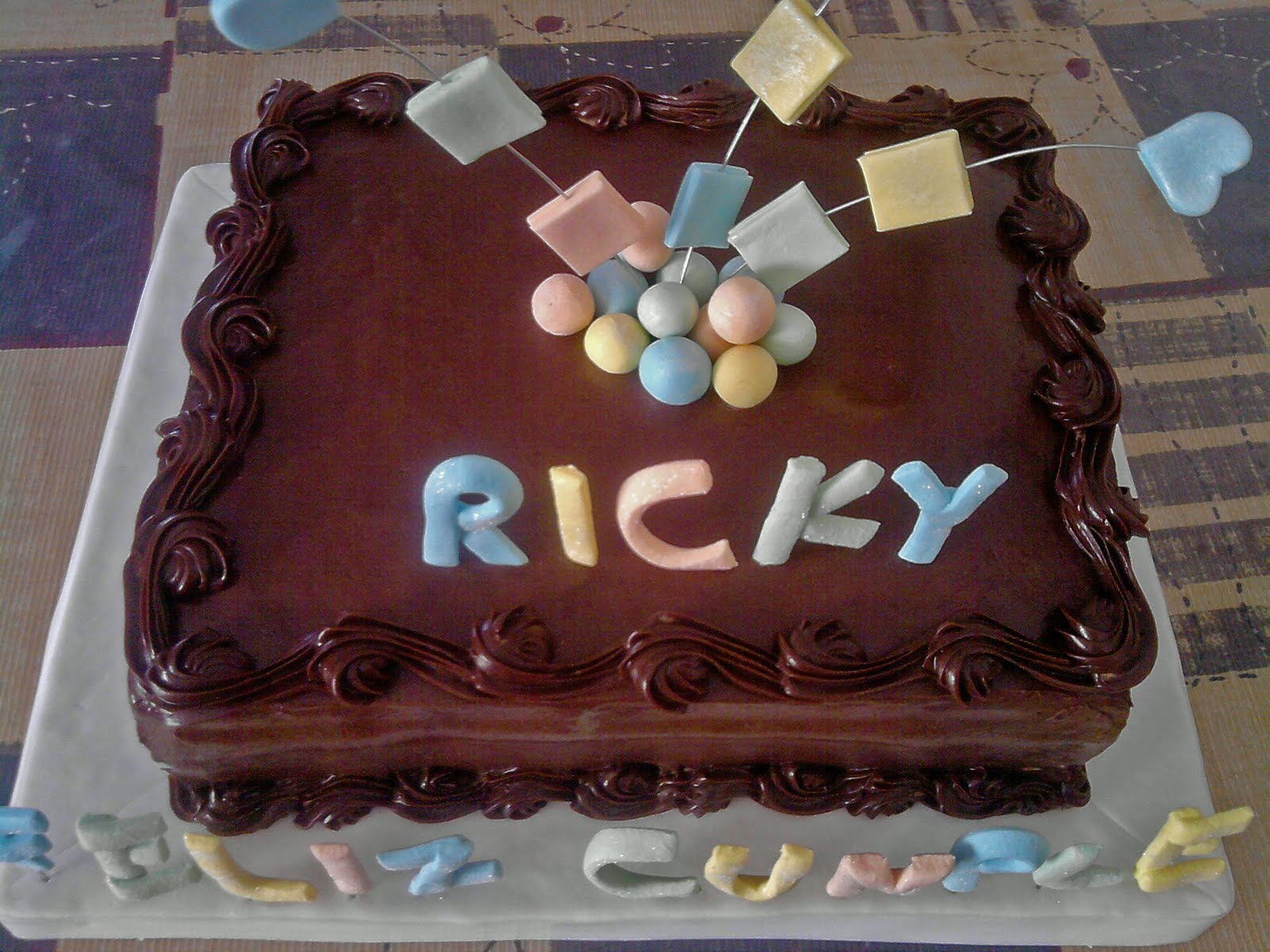 my cakes: Torta cumple para Ricky