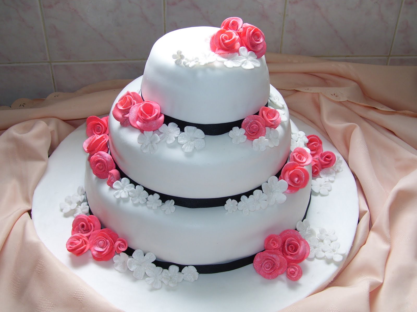 my cakes: Torta rosas