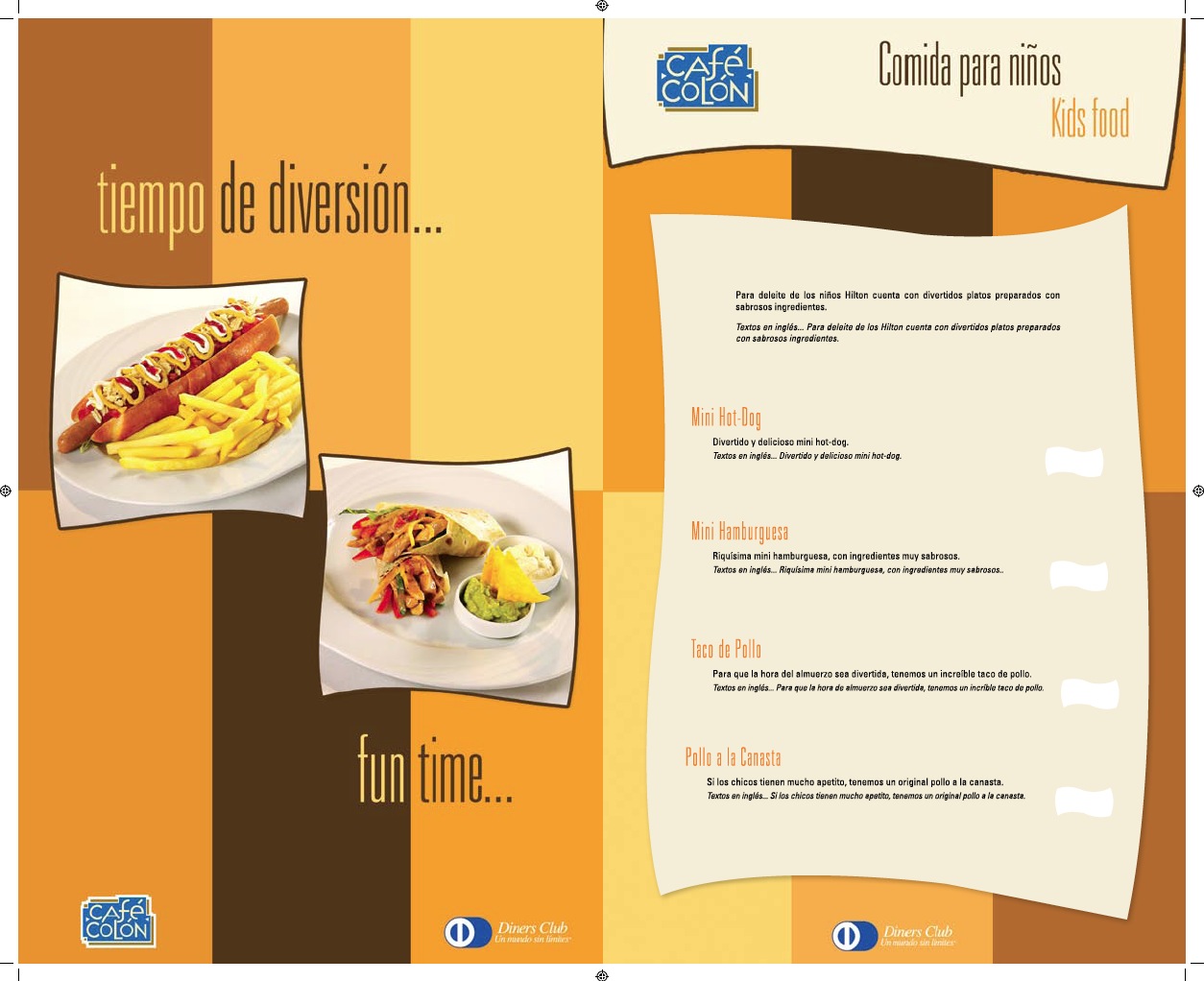 speakers DESIGNQUITO: Menu Café Colón