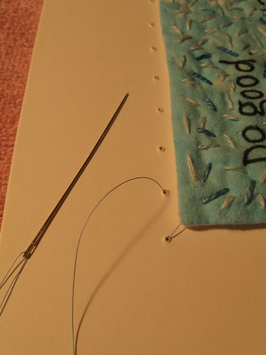 Blue Moon River: Framing fiber art