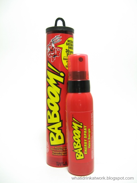 What I Drink At Work: BaBoom Energy Spray Review