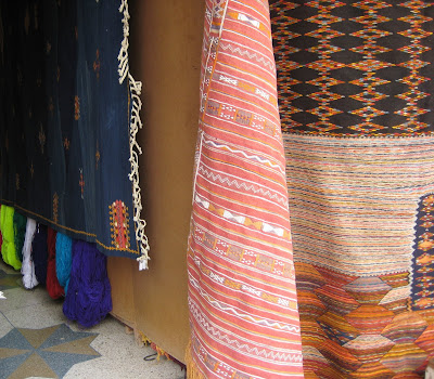 Dog-Daisy Chains: Marrakech in March 3: textiles