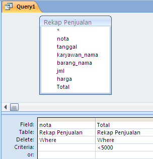 Membuat Delete Query pada Access 2007 ~ Jendela Tutorial