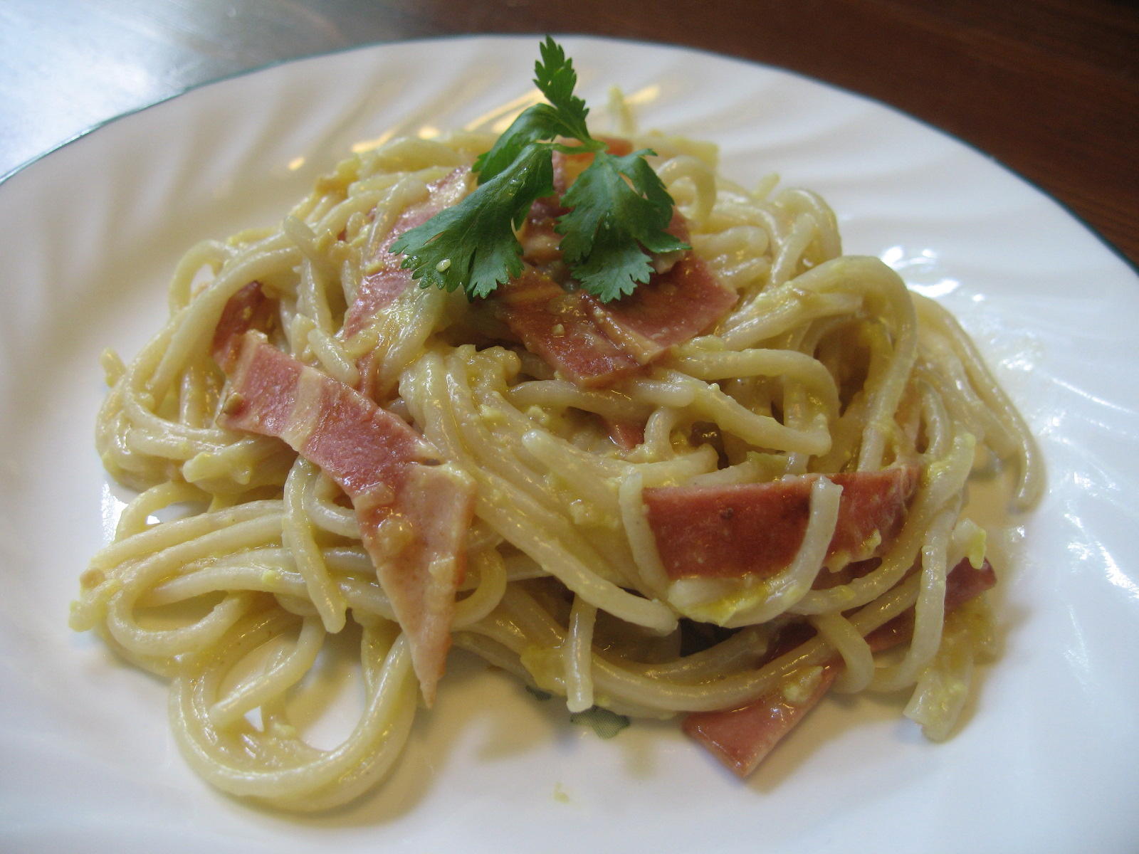 The Allergy Free Kitchen: Rice Pasta Carbonara