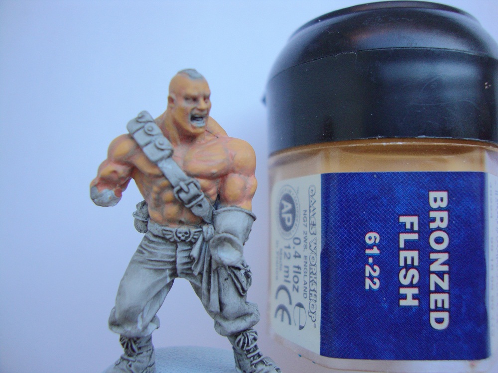 Catachan junglefighters by Zacret: Painting skin