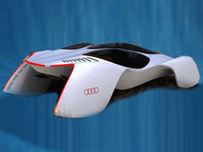 Concept Cars 2000: Audi Electric Supercar Avatar Concept Car