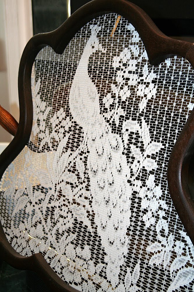 Lace Fireplace Screen - Grateful Prayer | Thankful Heart