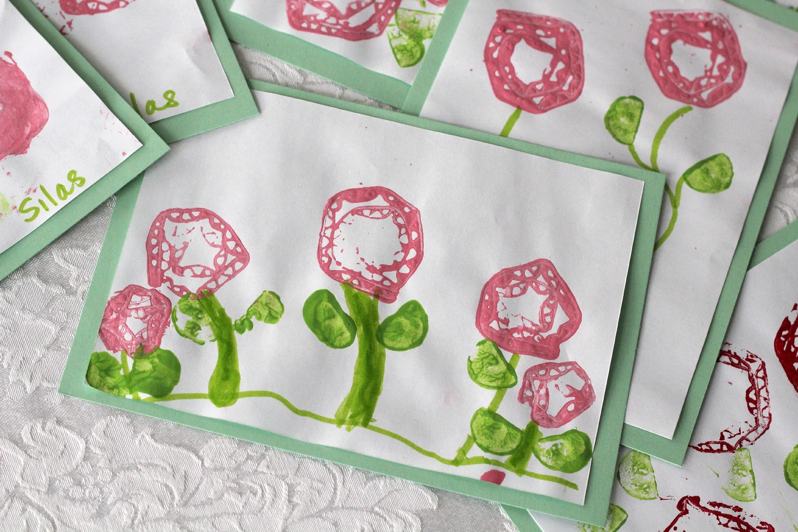 Stamped Valentine's to make with Kids - Grateful Prayer | Thankful Heart