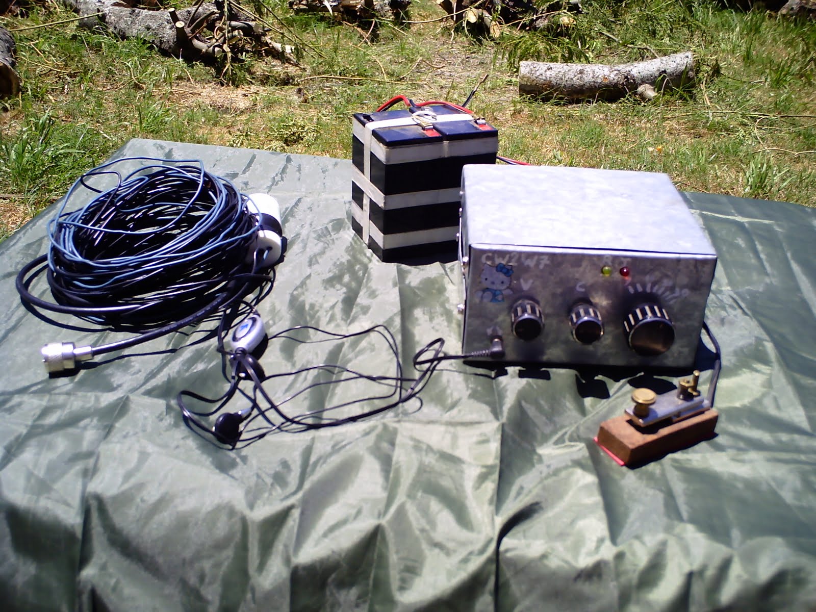 LU5FR: RIG QRP CW PORTABLE HOMEBREW