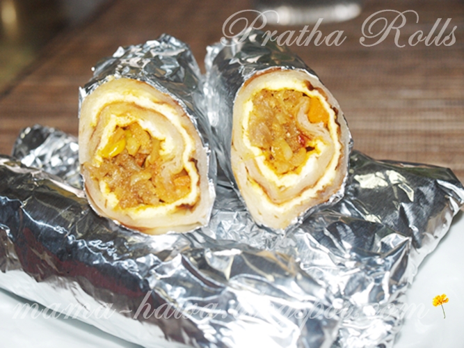 Sometimes things doesnt happen the way we want: Paratha Rolls
