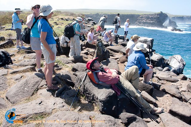 Galapagos 2010: Poignée à dormir sur la job - Caught sleeping on the job