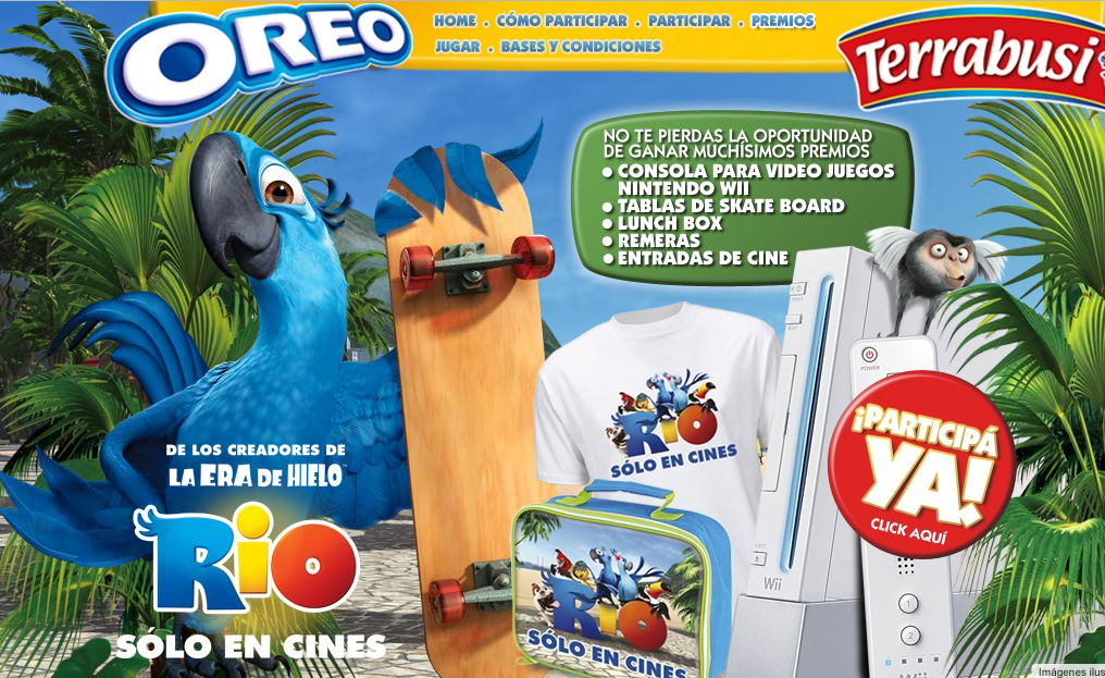Promociones, sorteos y premios en Uruguay: Promo Río - Oreo y Terrabusi