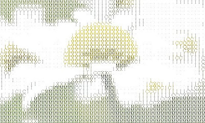obscura: ASCII-art Blume