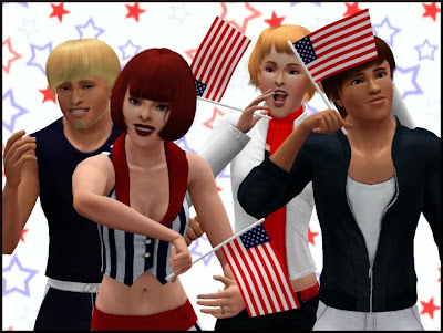 My Sims 3 Blog: American Flag by Robodl9